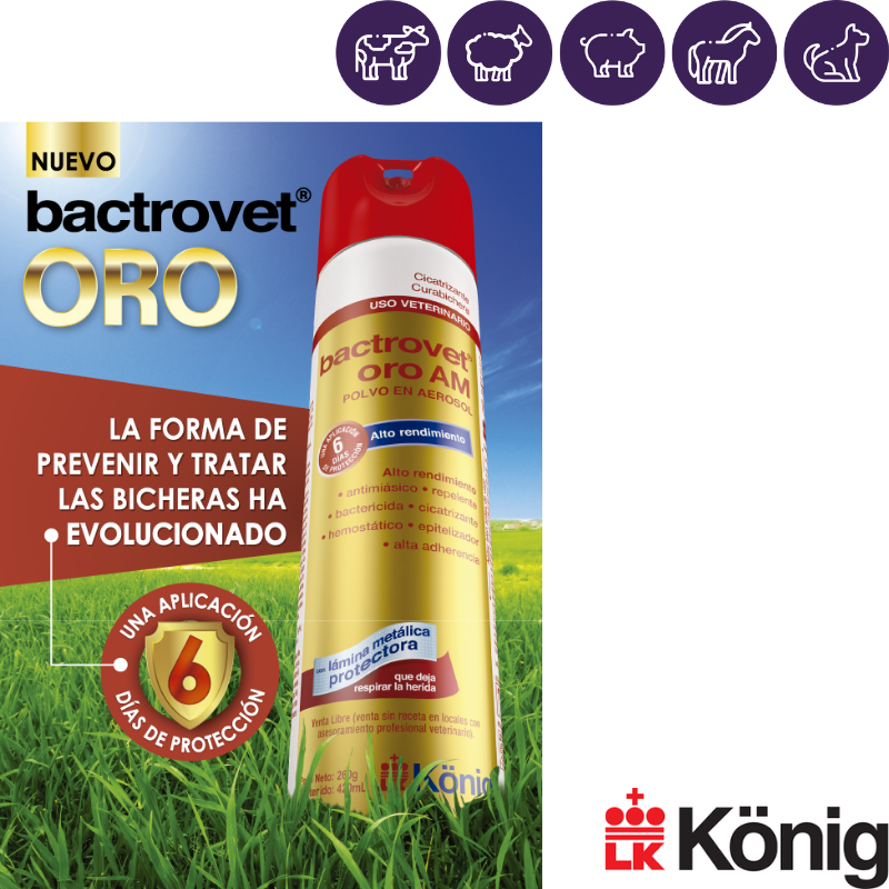 BACTROVET ORO X 420 ML DUALTAP
