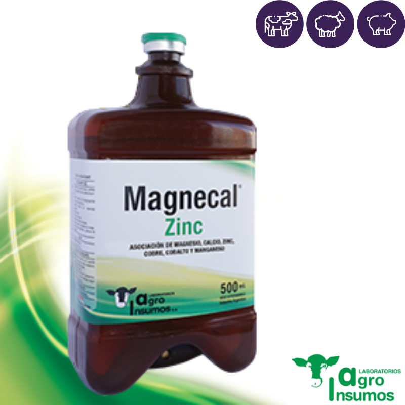 MAGNECAL ZINC X 500 ML.